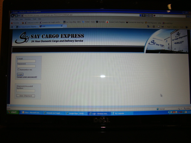 New Say Cargo Express Online Freight Shipment Tracking Site! - Say ...